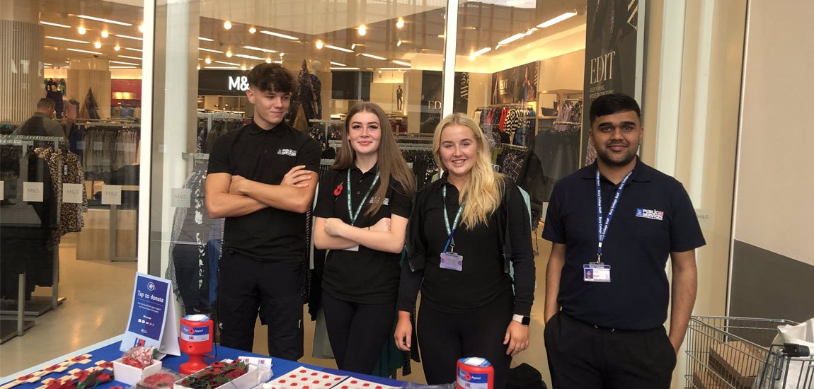 Public Services students fundraise for Poppy Appeal - News - Bury College