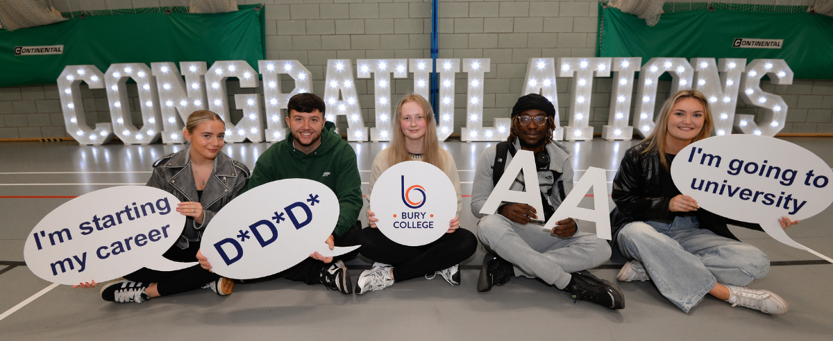 Bury College celebrates incredible student success on Results Day ...